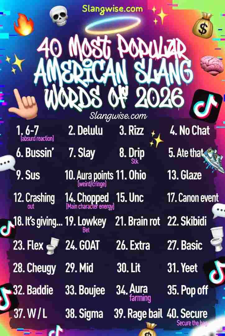 40 Most Popular American Slang Words of 2026