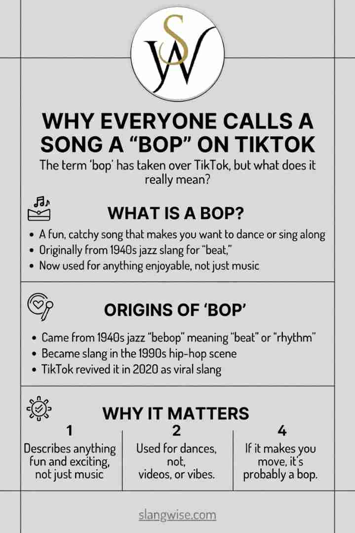 Why Everyone Calls a Song a Bop on TikTok - Meaning, Origins, and How ...
