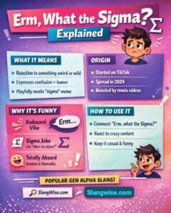 What Does “Erm, What the Sigma?” Mean? Gen Alpha Slang Explained