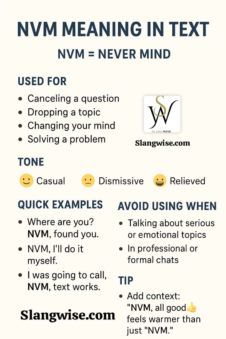 NVM Meaning in Text — A Brief Overview