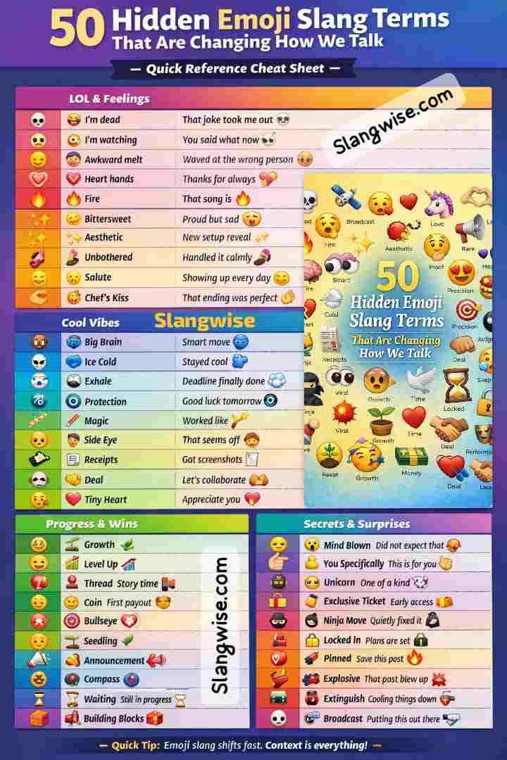 50 Hidden Emoji Slang Terms That Are Changing How We Talk