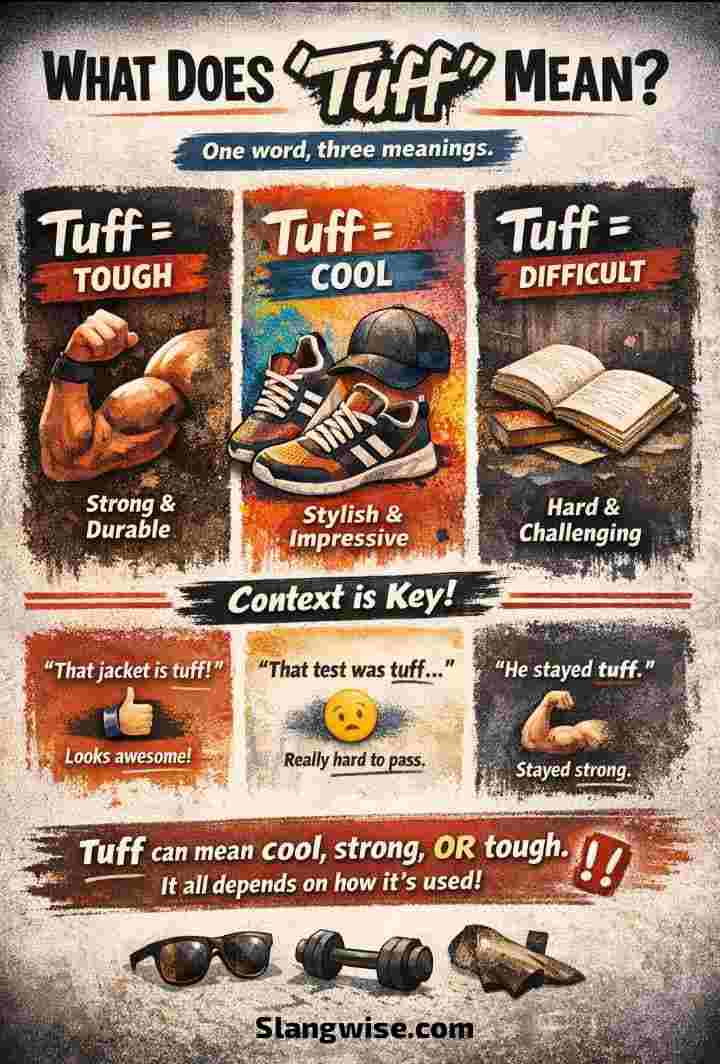 What Does Tuff Mean in Slang? The Word That Looks Simple but Carries ...