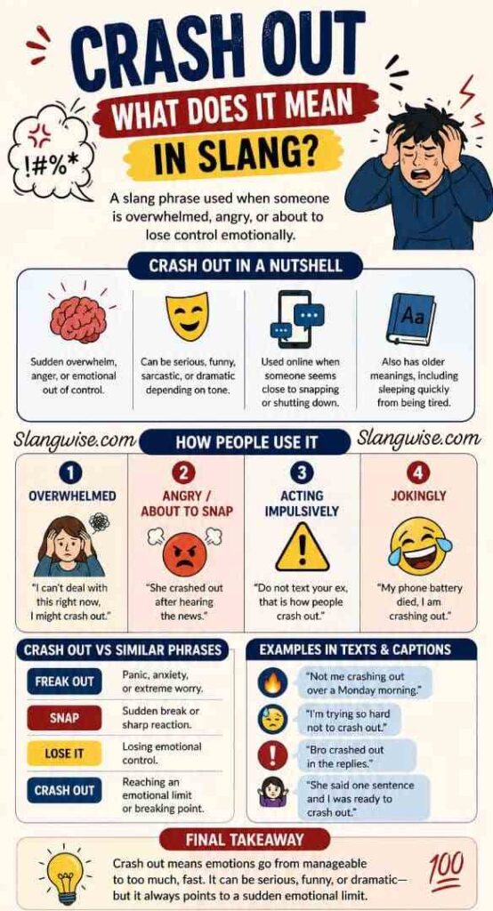 Crash Out Meaning in Slang: Why This Phrase Shows Up When People Hit ...