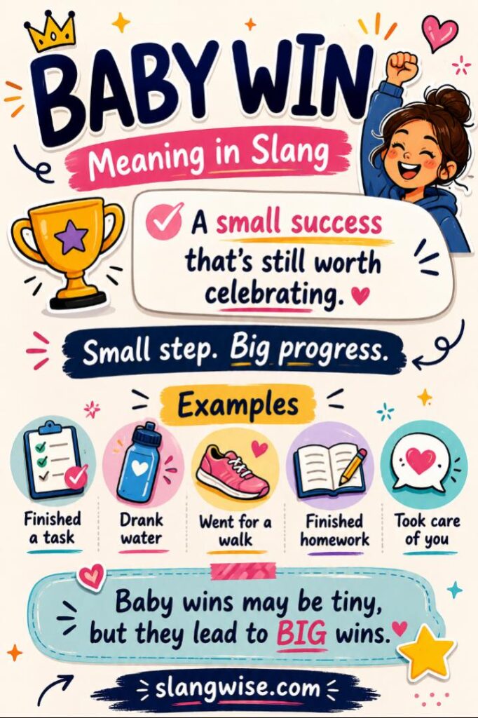 Baby Win Meaning in Slang: The Tiny Victory Everyone Is Suddenly ...